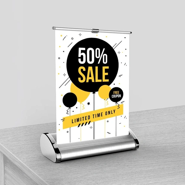 Desktop Roller Banners | Charisma Design & Print Ltd